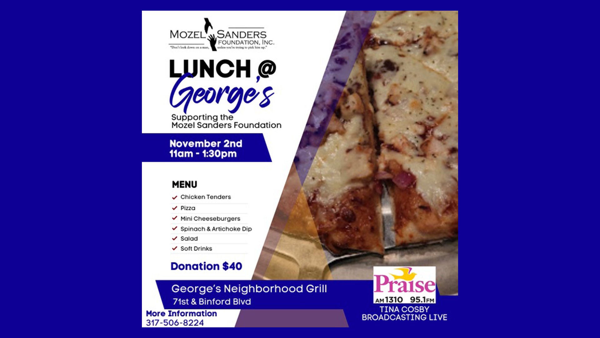 Mozel Sanders Foundation 2023 Lunch At George's